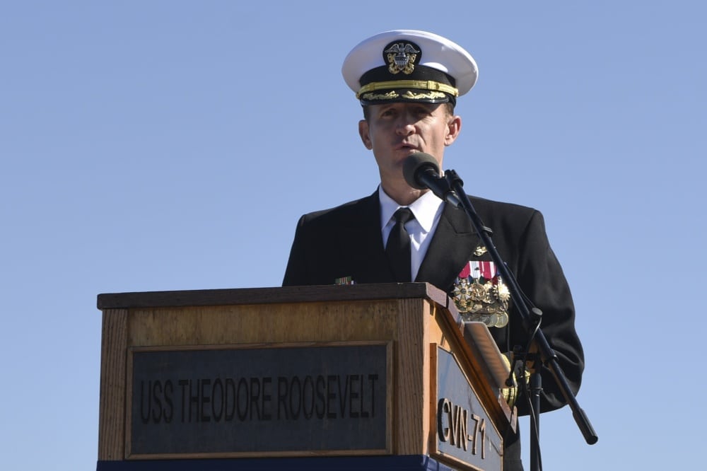 Top Navy admiral open to bringing back fired aircraft carrier captain ...