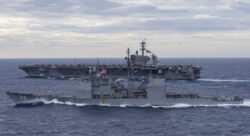 Rare Pics: 2 US aircraft carrier strike groups join forces right on China's doorstep | American ...