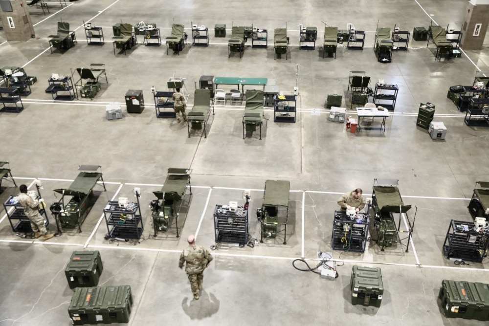 Pics: A look inside the Army field hospital at CenturyLink Field ...