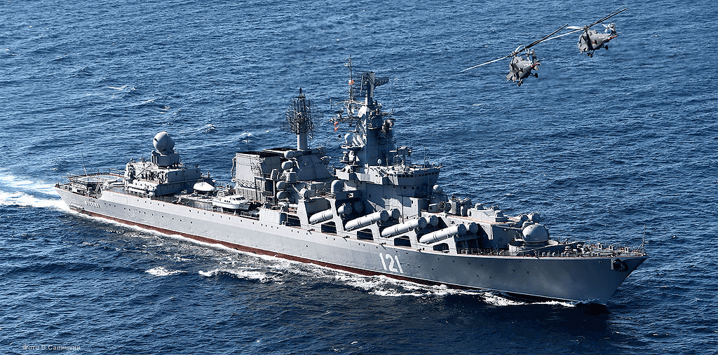 Russia's flagship warship sinks after hit by explosion | American ...