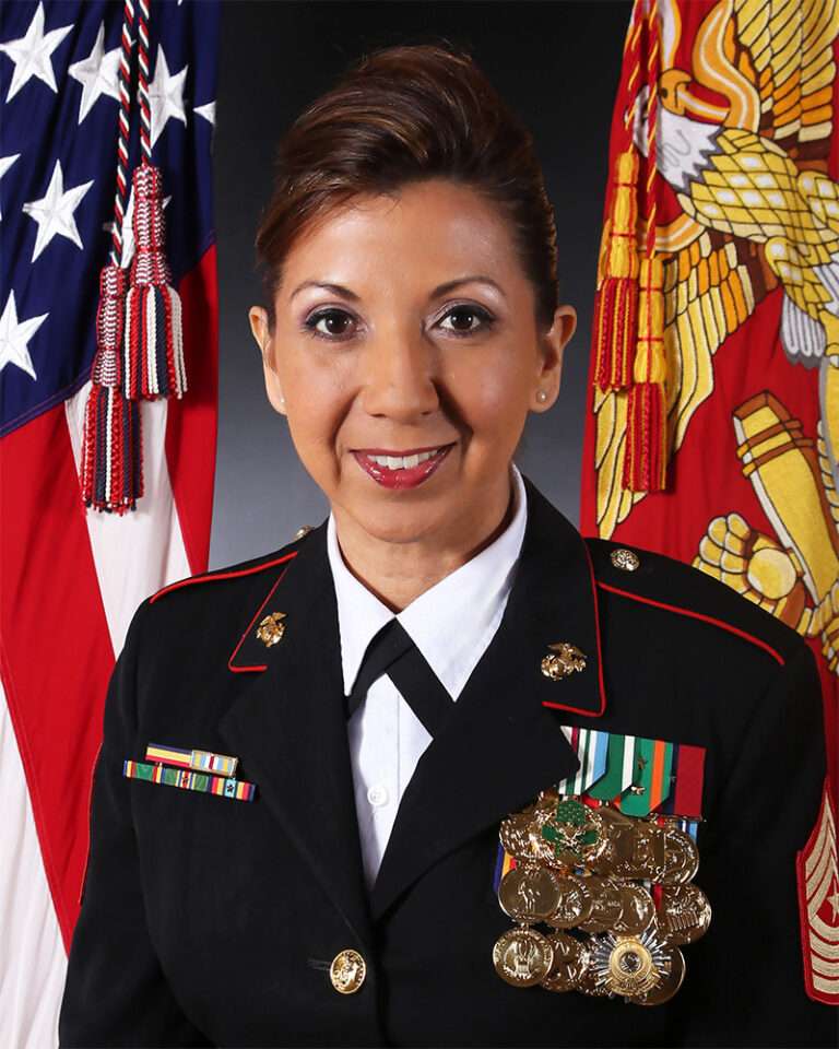 Retired Marine Sgt. Major recognized as a NC Female Combat Vet of the ...