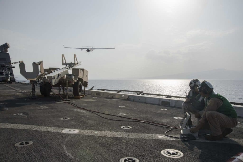 Watch a drone aircraft 'landing' using the 'Skyhook Recovery System'