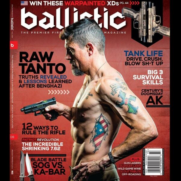 Benghazi hero Kris 'Tanto' Paronto lands on the cover of Ballistic ...