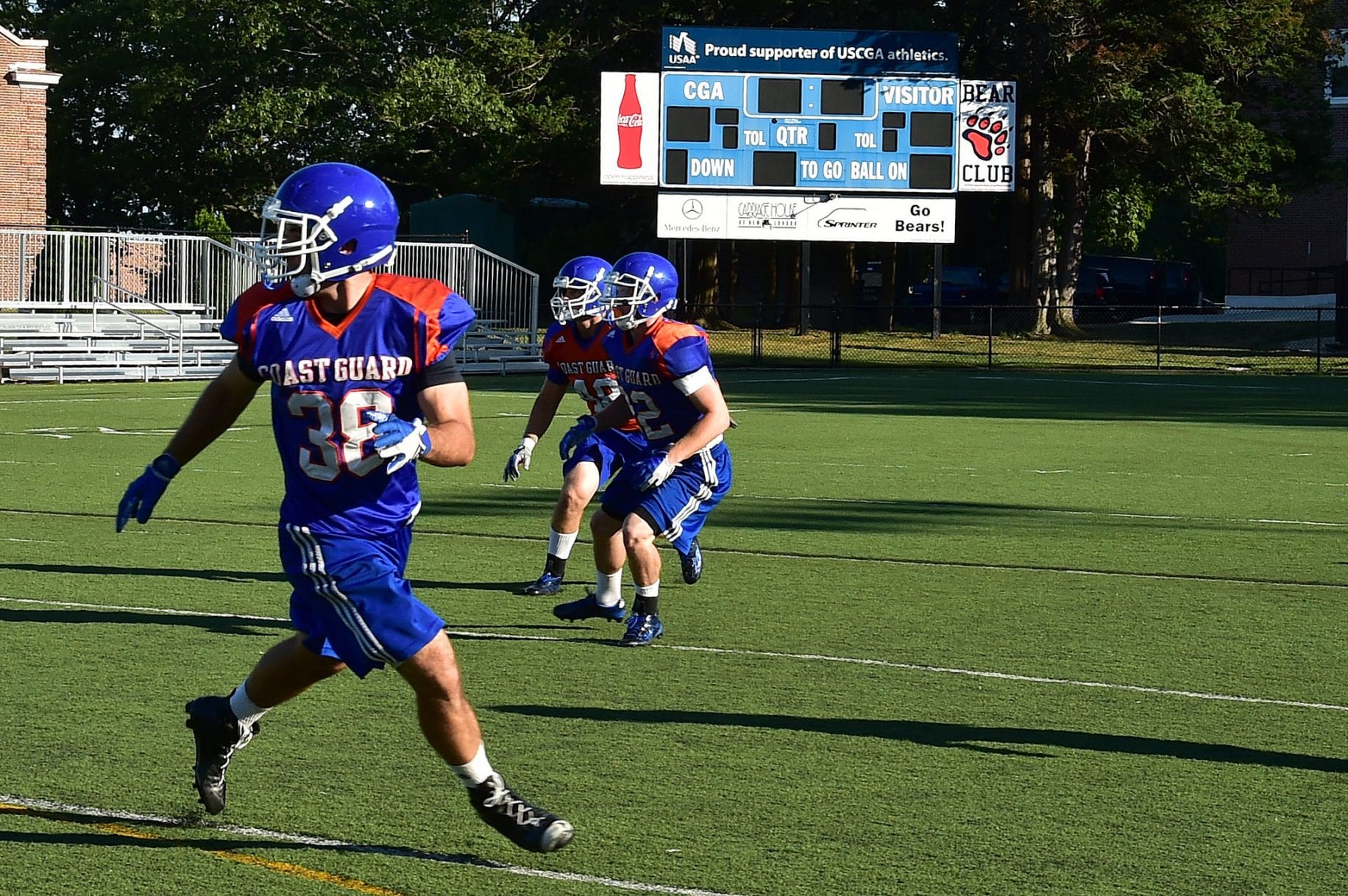 Six Coast Guard football players test positive for COVID-19 | American ...