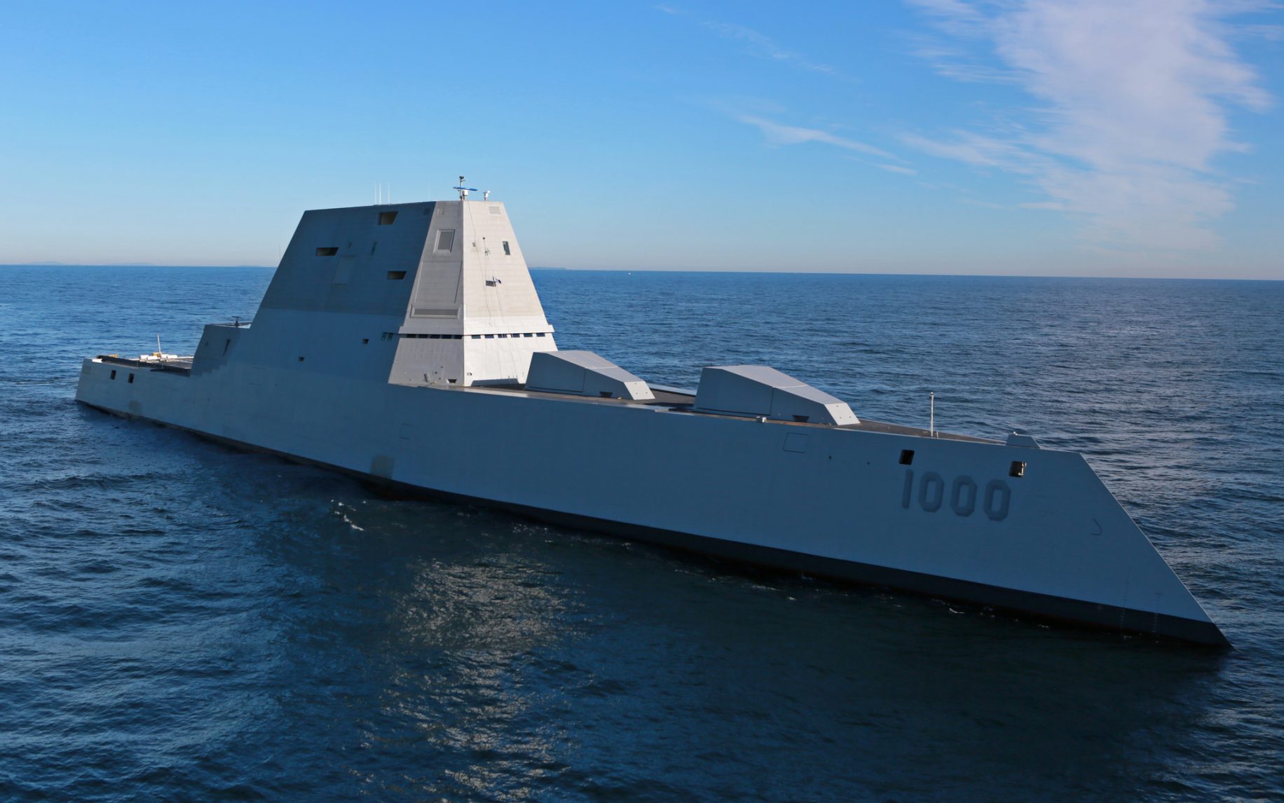 First of Navy's newest class of destroyers makes inaugural visit to ...