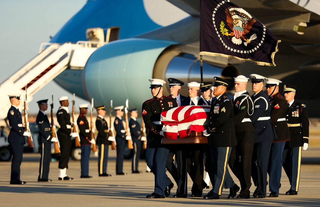 In photos: America says goodbye to its 41st President, George H.W. Bush ...
