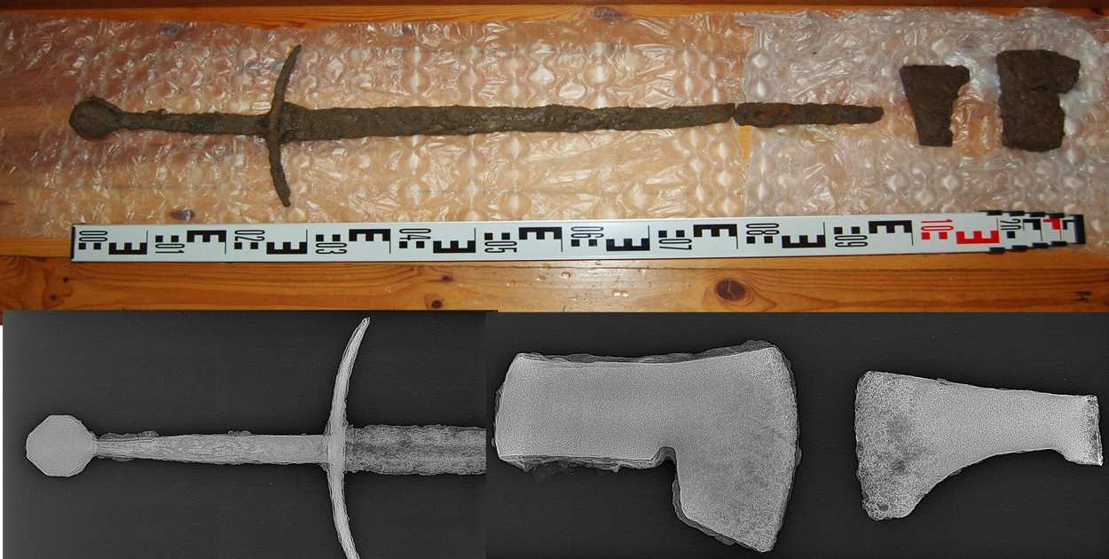 Massive two-handed sword — wielded by medieval fighter — discovered in ...
