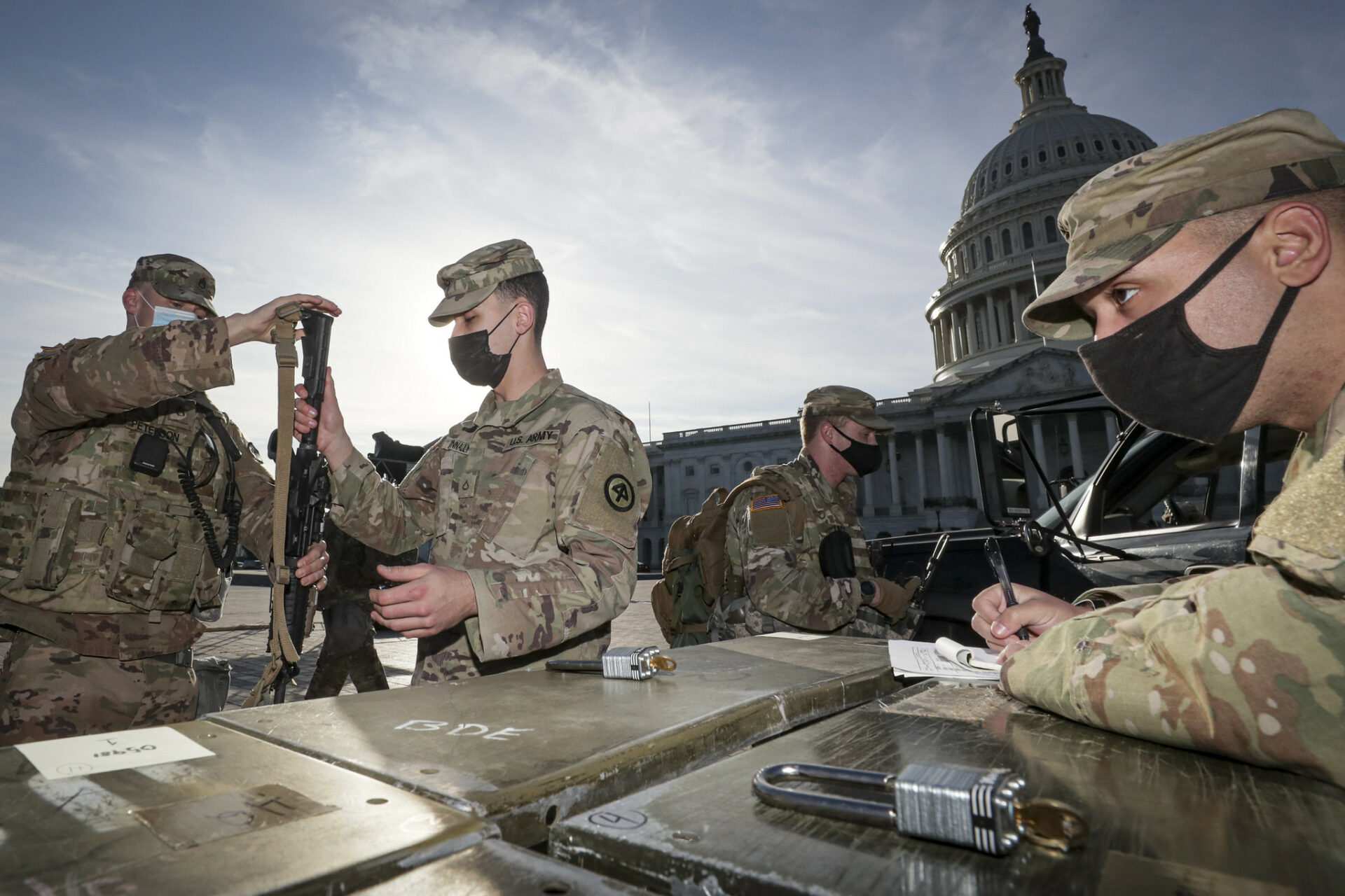 Pics: 25,000 US troops now authorized for Biden inauguration | American ...
