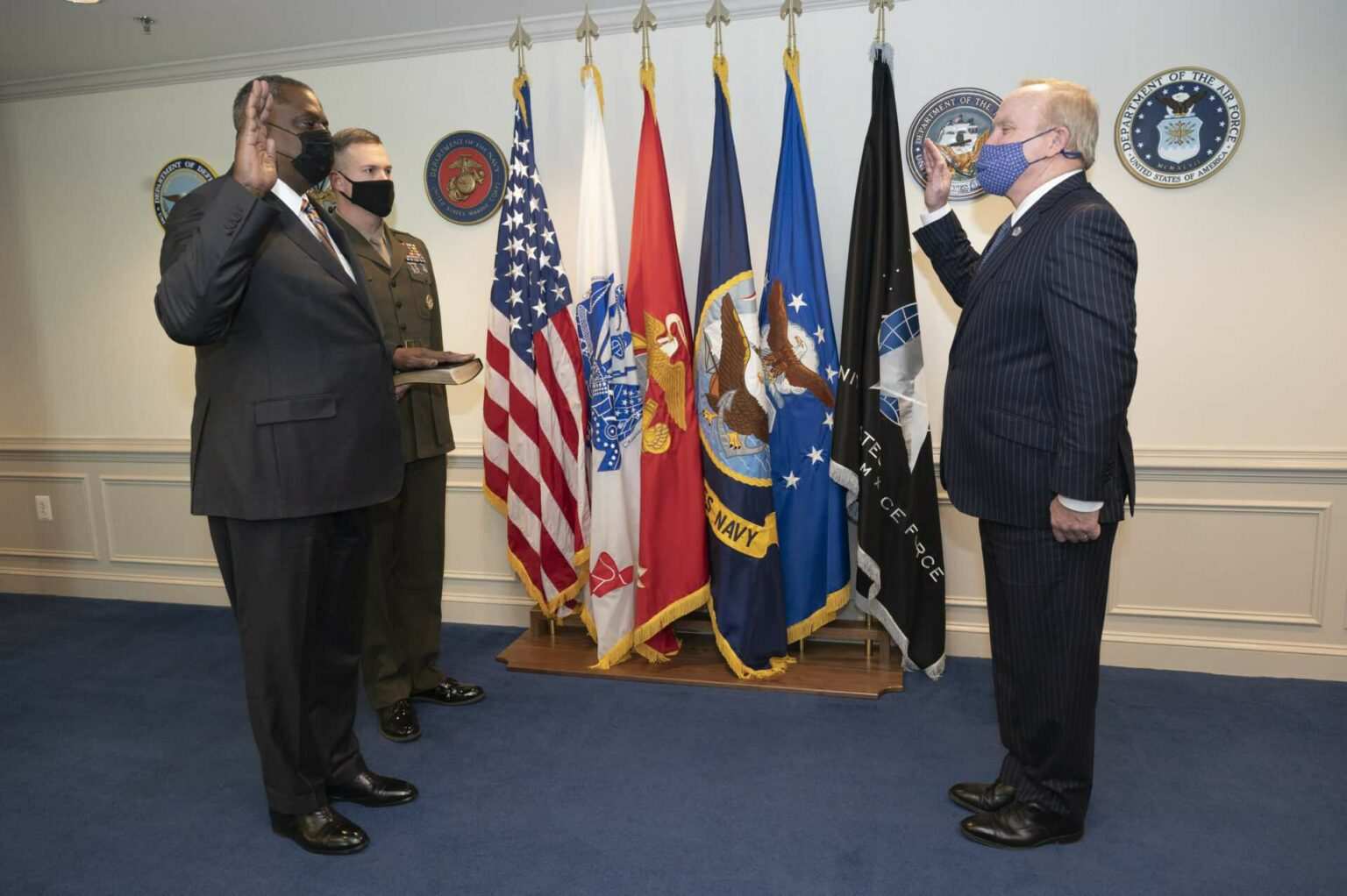 Pics: Biden's SecDef Gen. Austin just sent the military his first ...