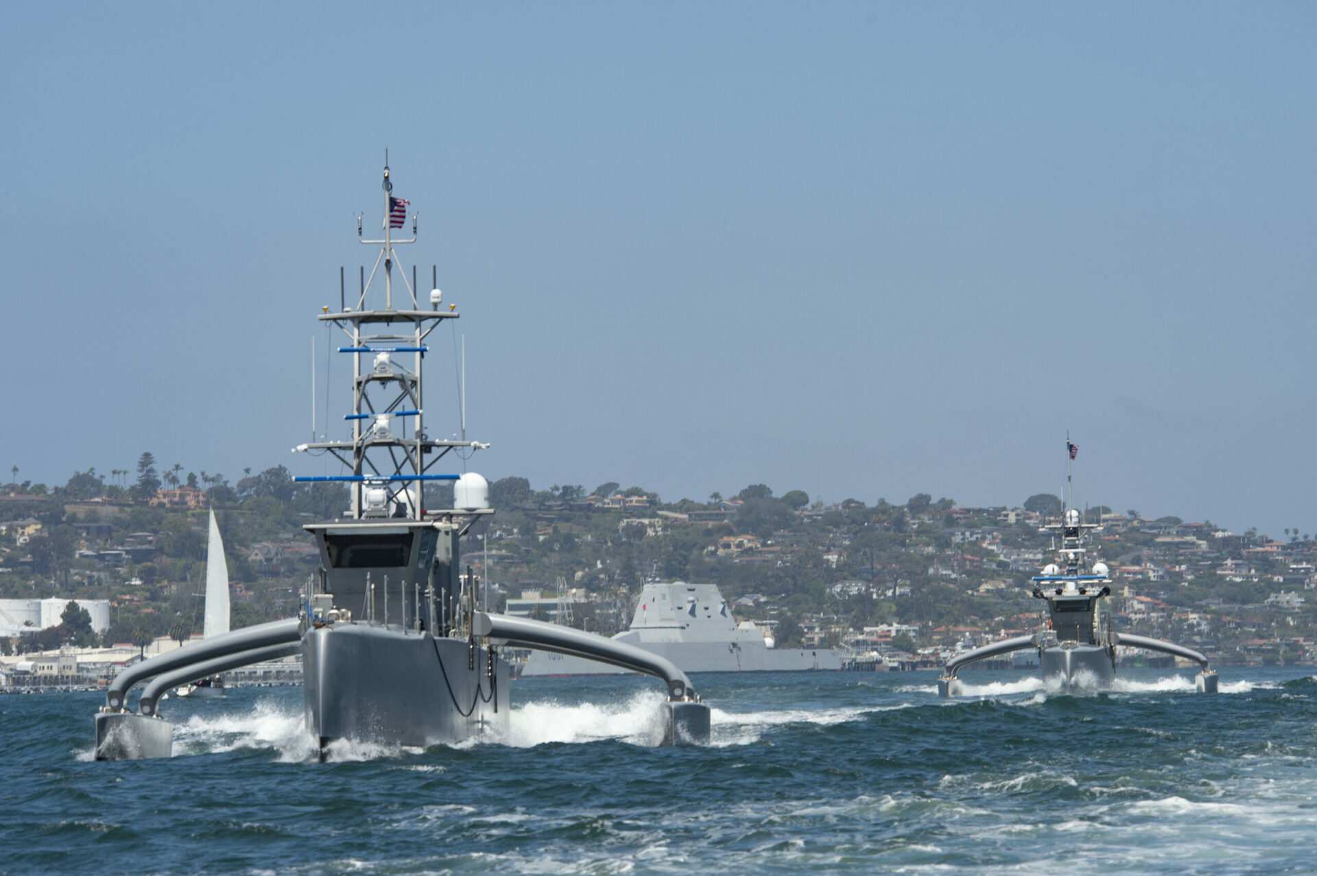 Pics/Video: US Navy swarm of sea and air drones track down, destroy ...
