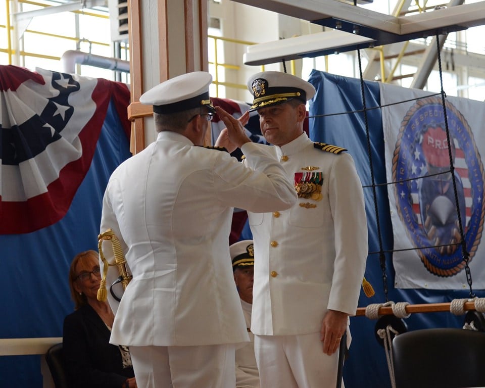 VIDEO: New commander takes over 'finest shipyard in the world ...