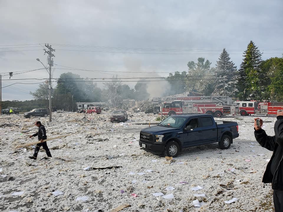 1 firefighter killed, 6 injured after building explodes in Maine ...