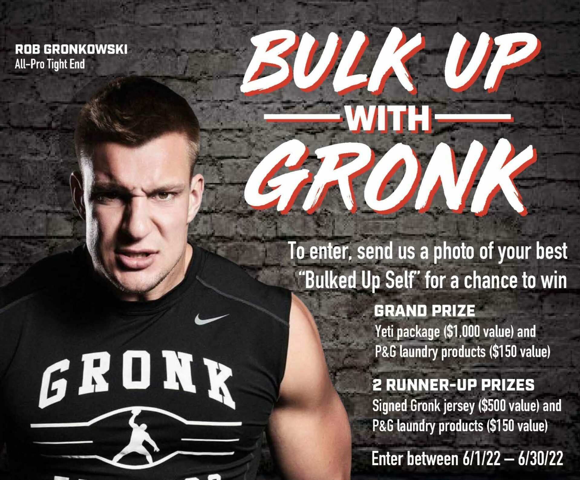Army & Air Force Exchange hosting Rob Gronkowski $2,500 bulk-up photo ...