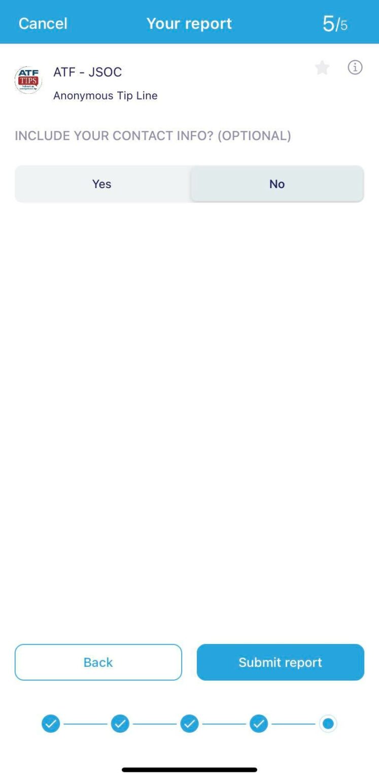 ATF launches new anonymous tip app