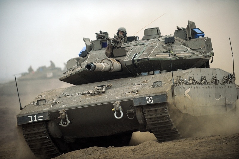 Caught on camera: Israeli tank flips over | American Military News