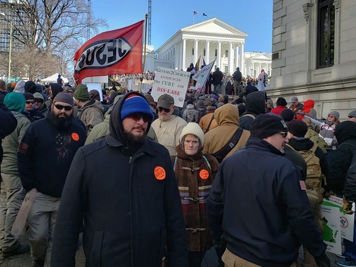 22,000+ people attended the VA gun rally; 1 arrest for wearing a mask ...