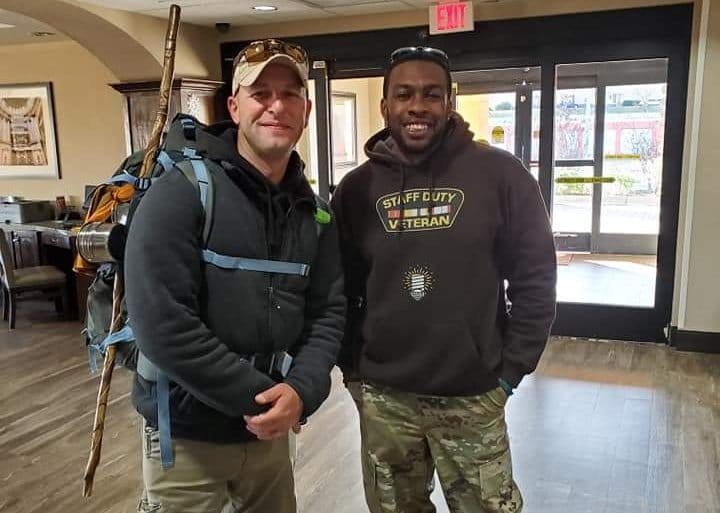 This soldier is on a 7-month coast-to-coast walk to raise awareness for ...