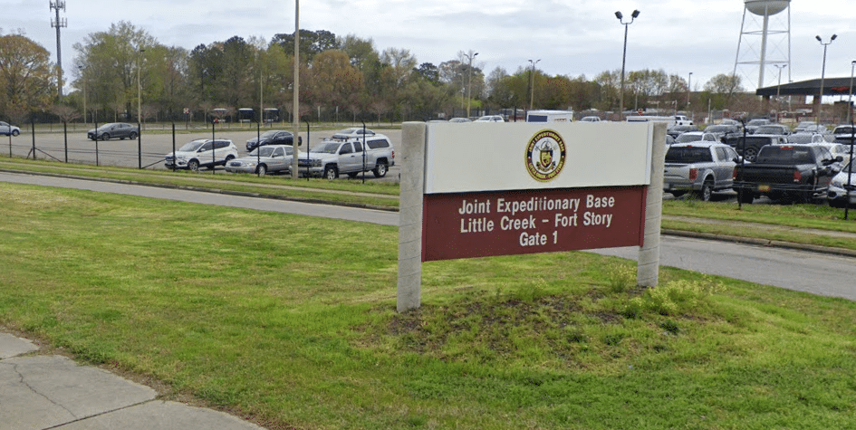 Sailor dies after gate-runner crashes at Virginia military base ...