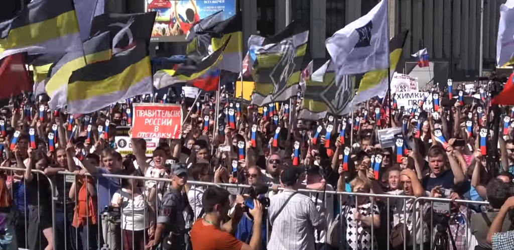 Protesters chant anti-Putin slogans at Moscow rally against retirement ...