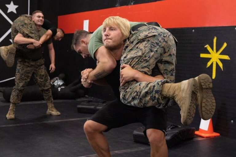 Video: UFC fighter taps out 10 Marines at Camp Pendleton