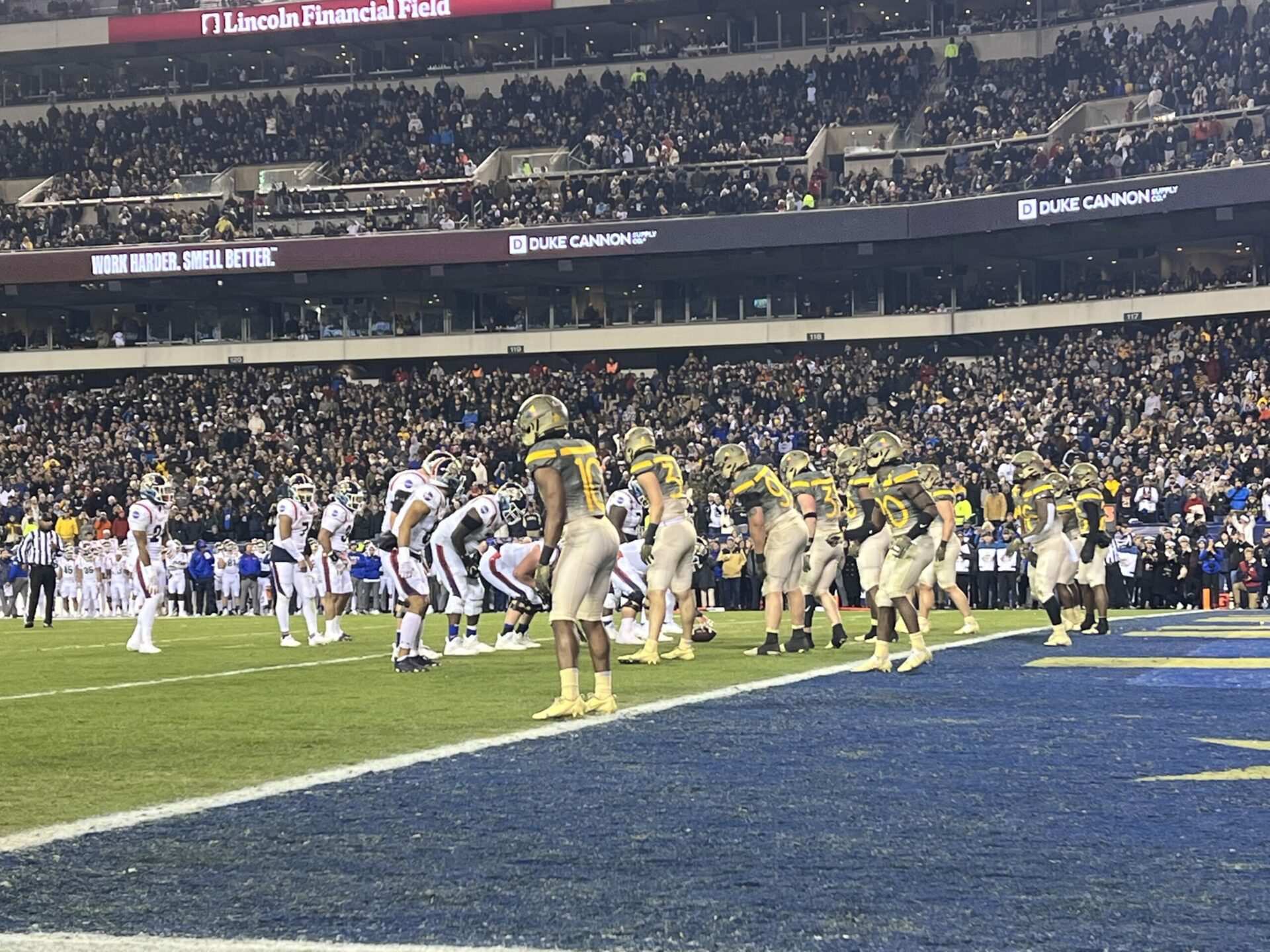 Pics/Vids: Behind the scenes at the Army-Navy football game