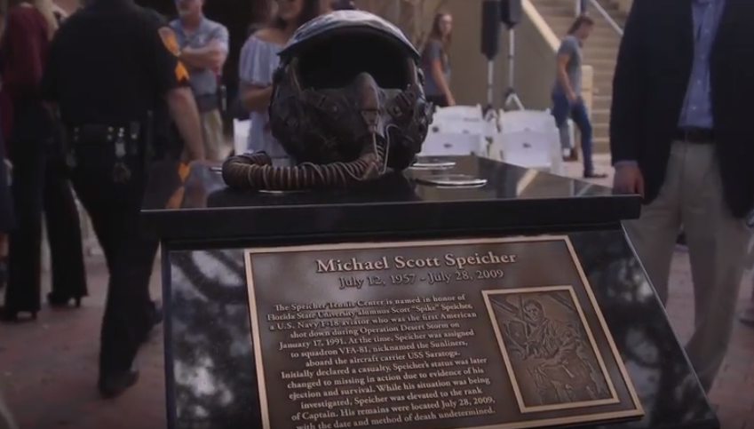FSU dedicates memorial to honor fallen Navy pilot Capt. Scott Speicher ...