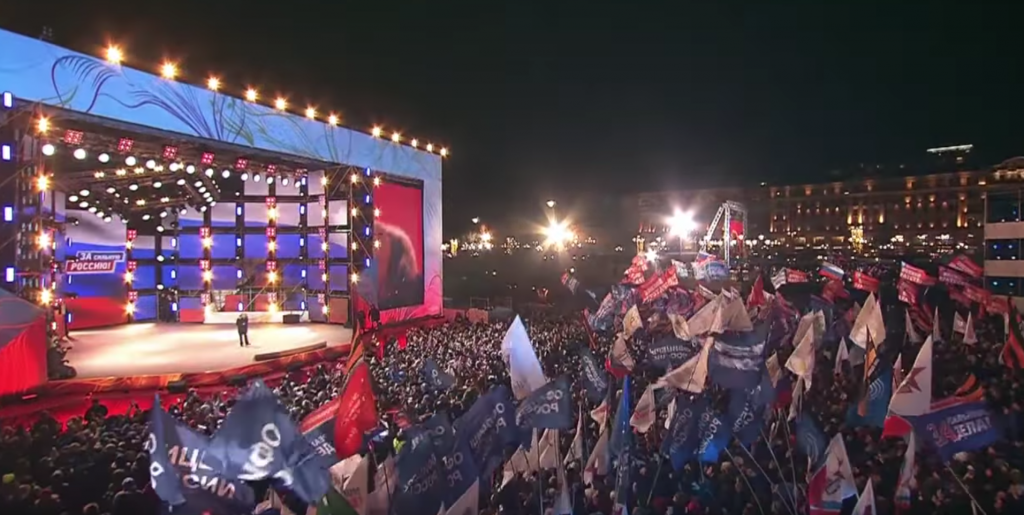 (VIDEO) Vladimir Putin speaks to massive crowd after winning fourth ...