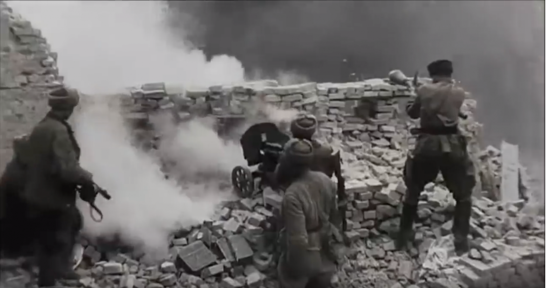 Incredible rare footage of the last major offensive against Germany in ...