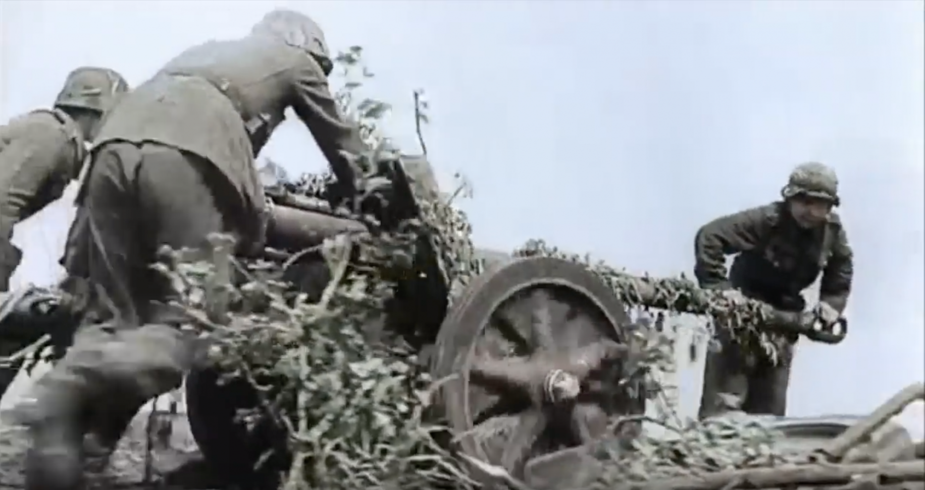 Incredible rare footage of the last major offensive against Germany in ...