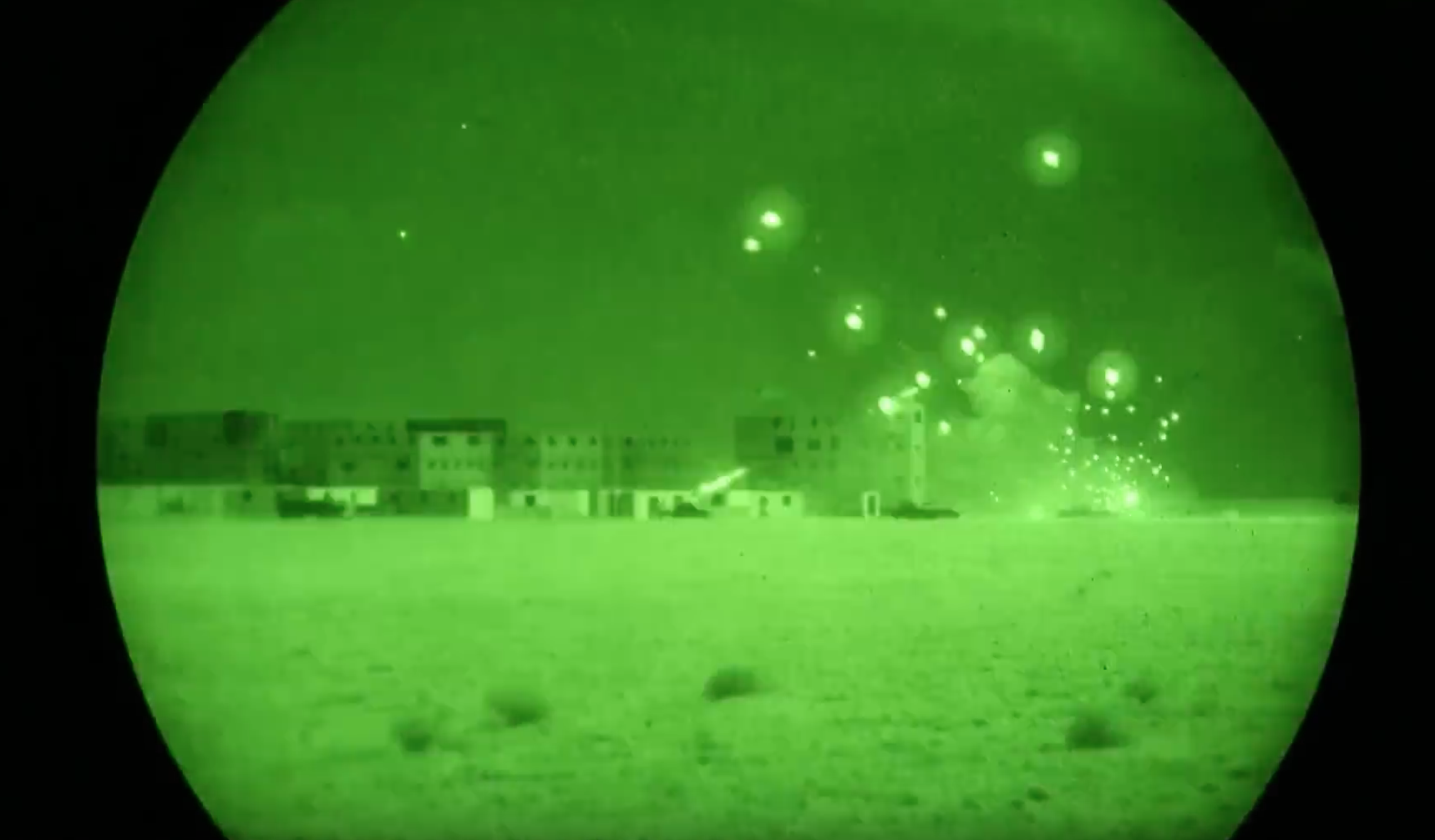 Watch: Night vision footage of the Super Huey helicopter firing tracer ...