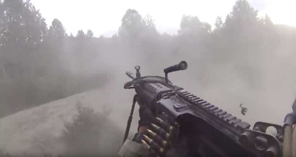 Watch: An MK-48 and an A-10 inflict their wrath on terrorists ...