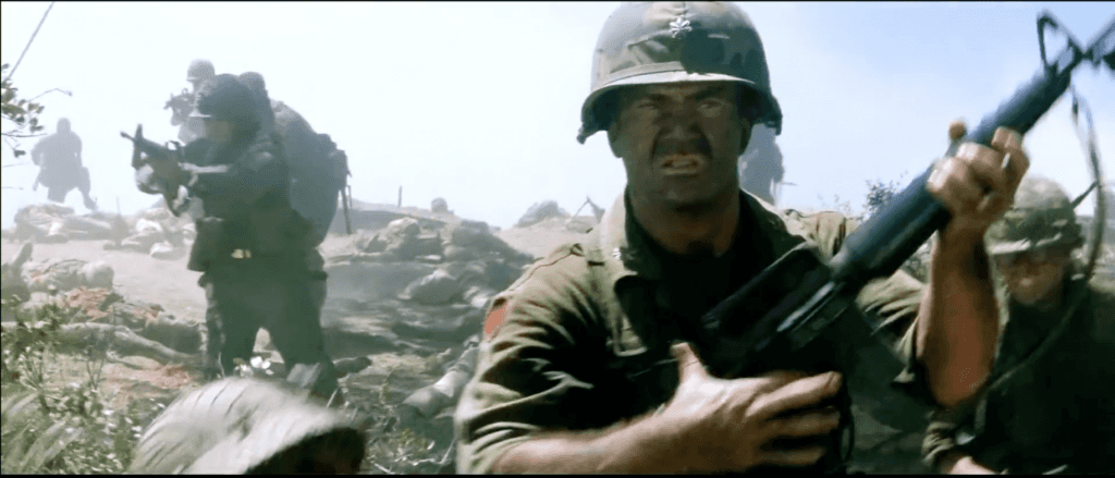 Watch the final battle scene of Mel Gibson's Vietnam classic movie 'We ...