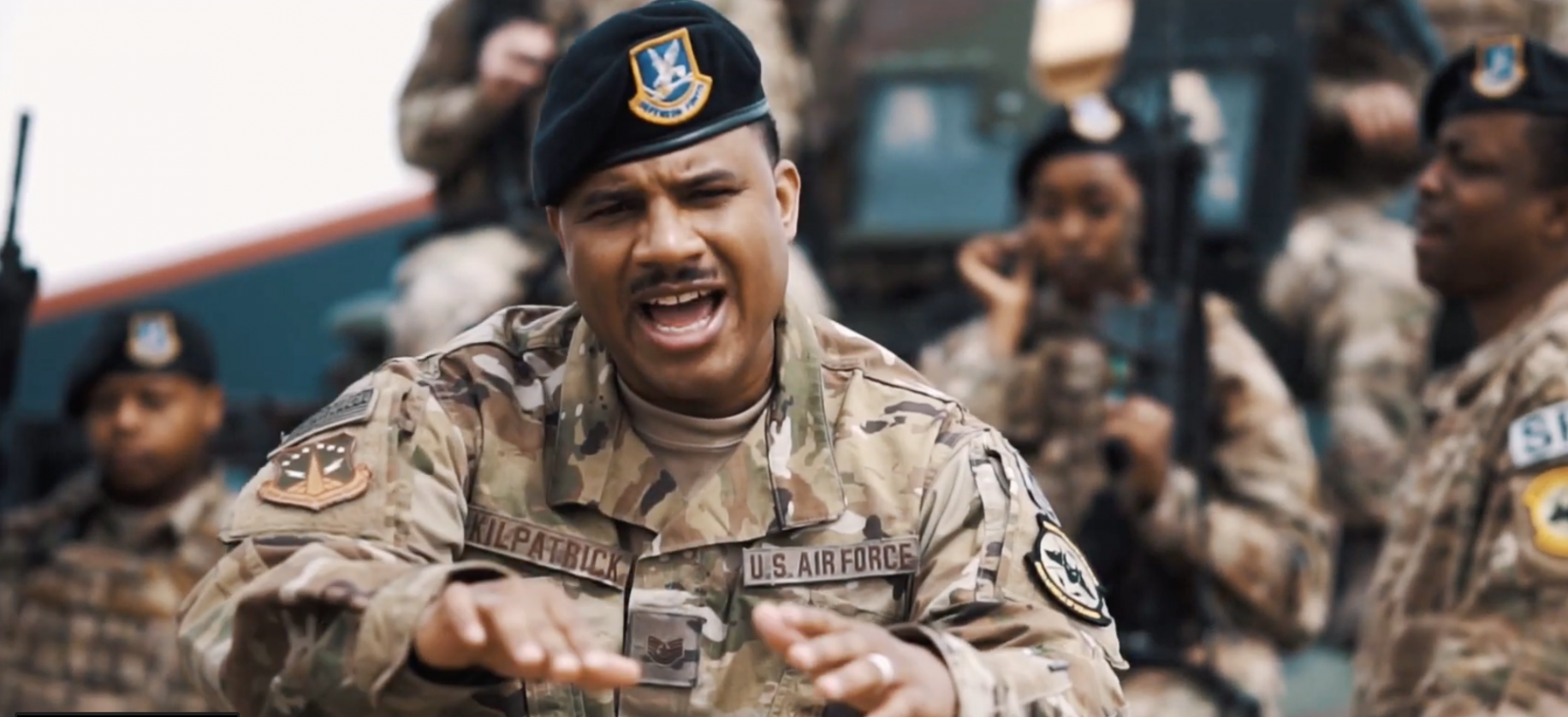 Video: USAF Security Forces "Get In Step" rap music video