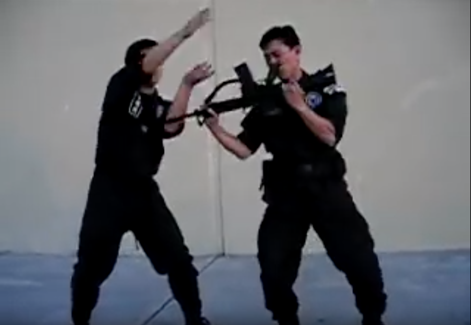 Self defense video on how to thwart a rifle being pointed at you from ...