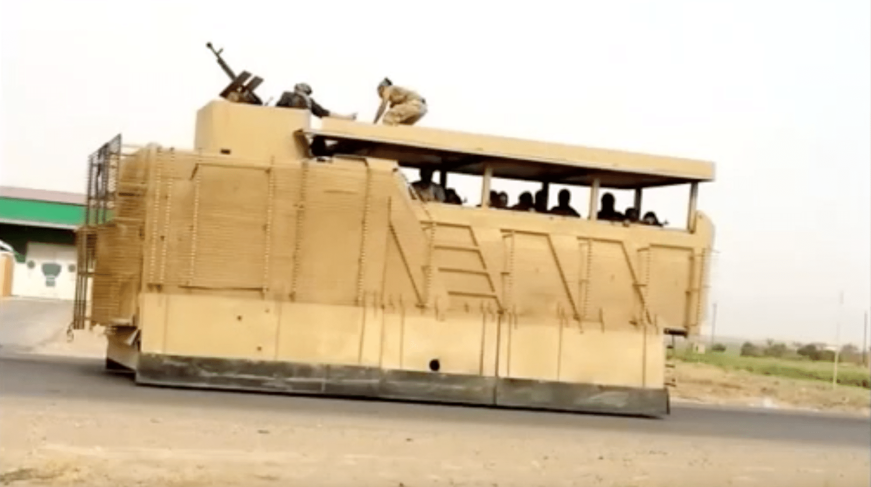 A rare look at ISIS battle tanks and armored vehicles in action ...
