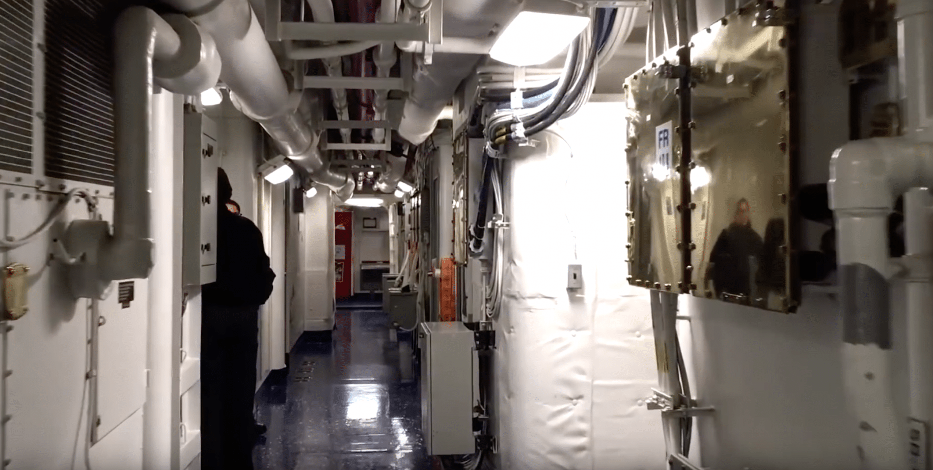 Here's a look aboard the powerful USS George H.W. Bush aircraft carrier ...