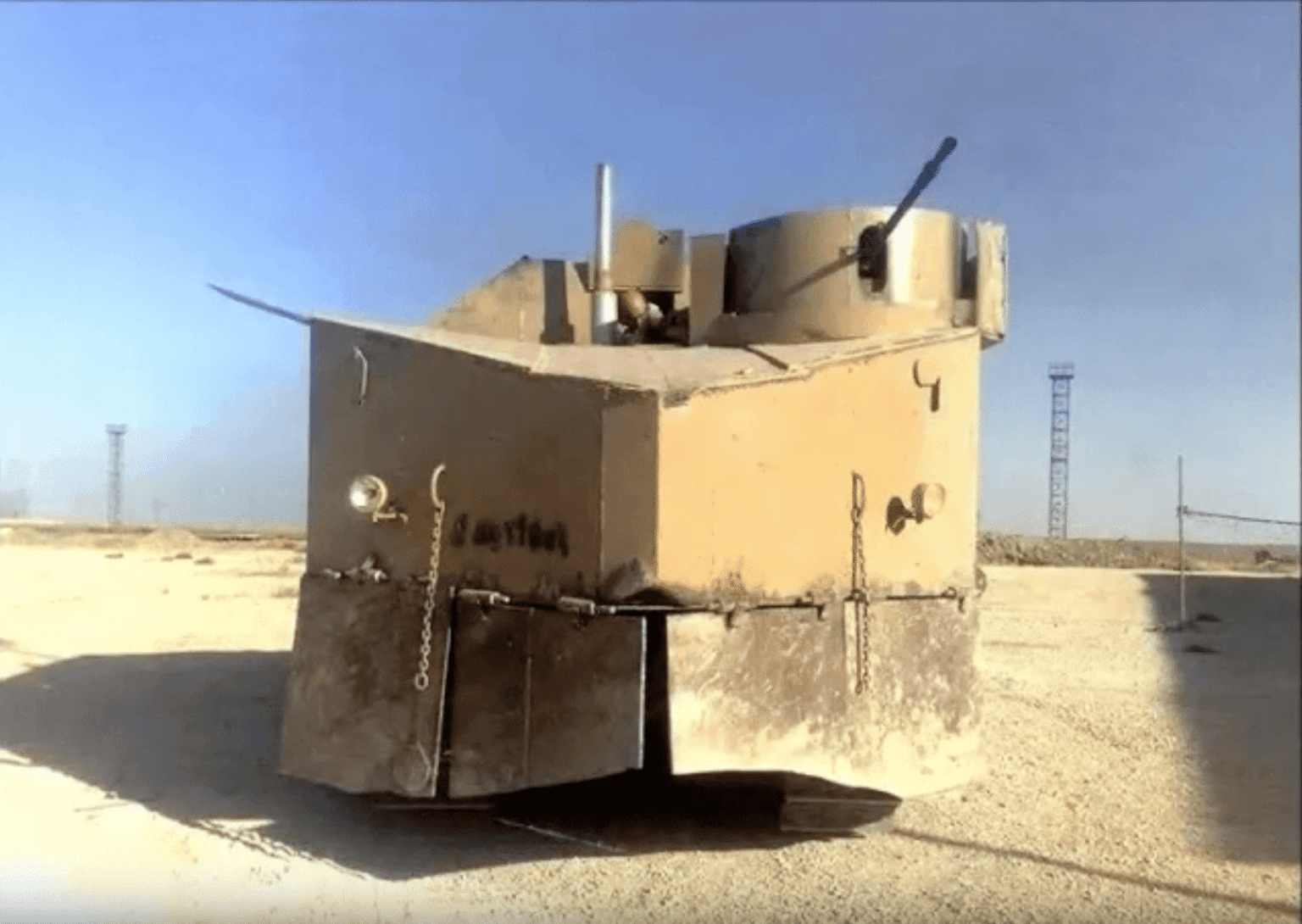 Check out this video of the crazy homemade weapons used by the Kurds ...