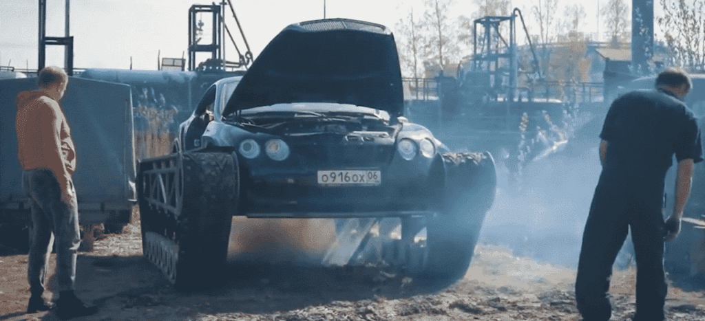 VIDEO: Russian car mechanic turns a Bentley into a tank | American ...