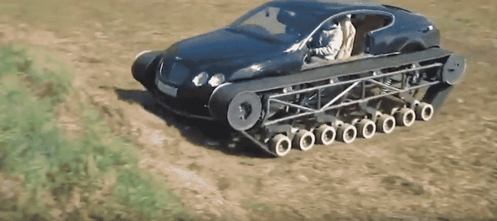 VIDEO: Russian car mechanic turns a Bentley into a tank