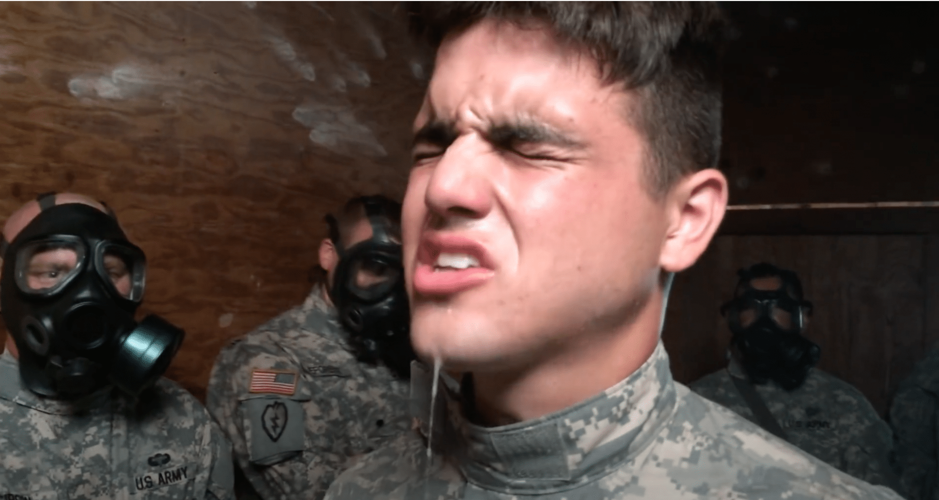 (WATCH) Soldier recites Infantryman's Creed in gas chamber | American ...