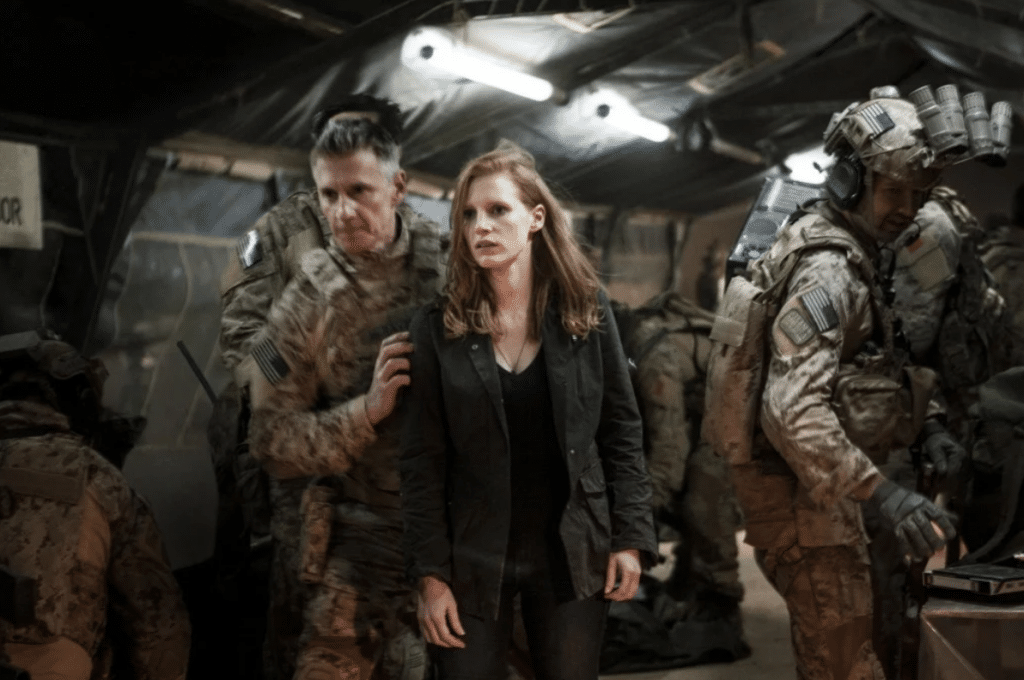 Here are the top scenes from the film 'Zero Dark Thirty'