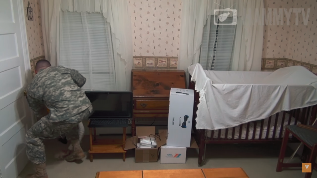 Watch a robbery prank on a US Army soldier go horribly wrong