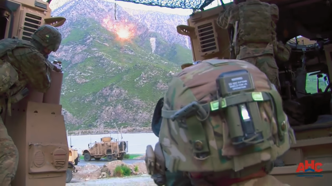 Watch an air strike take out Taliban snipers | American Military News