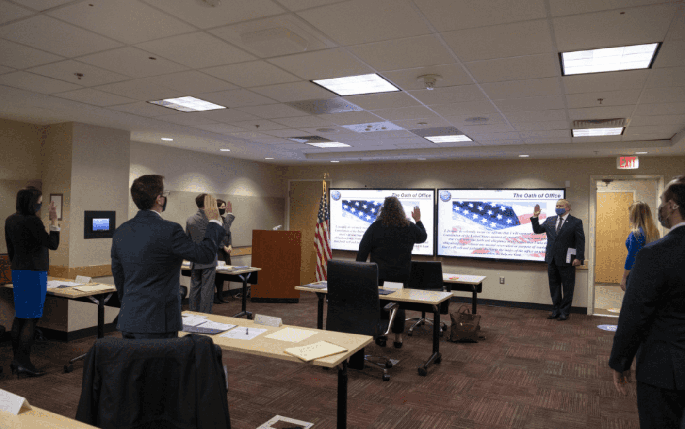 Pics: Biden admin swears in 25 new Pentagon officials | American ...