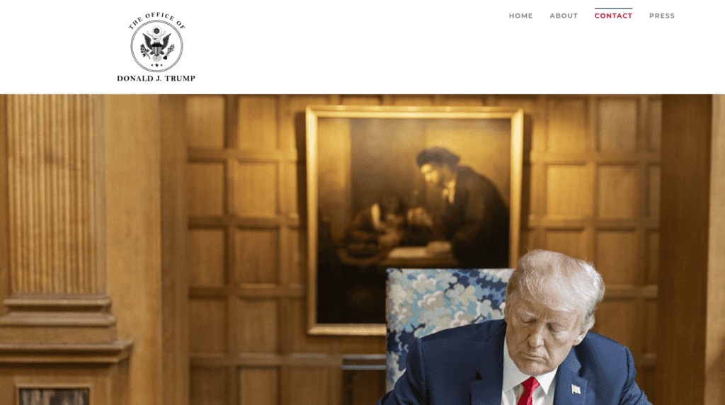 Trump launches new website - here's what it's doing | American Military ...