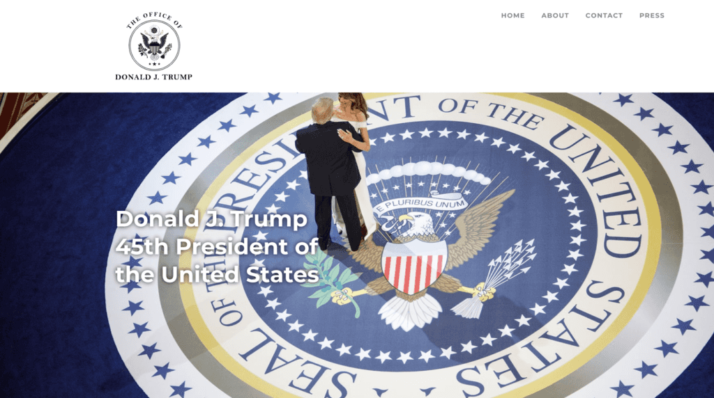 Trump launches new website - here's what it's doing | American Military ...