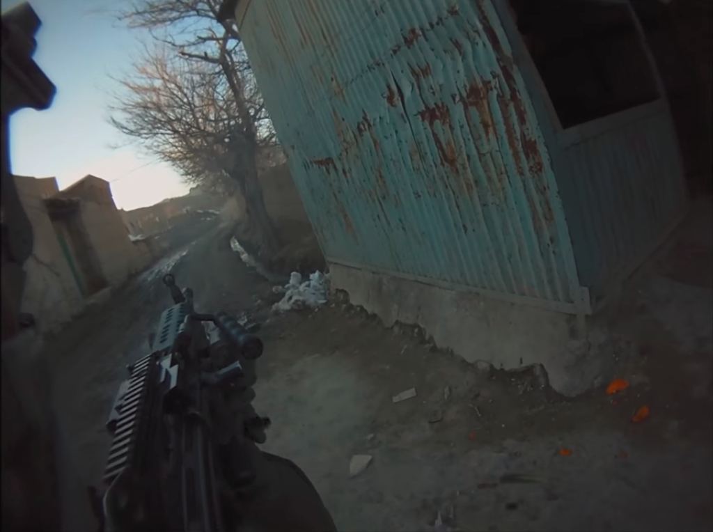 Pulse pounding HQ footage of an M249 saw gunner firefight in ...