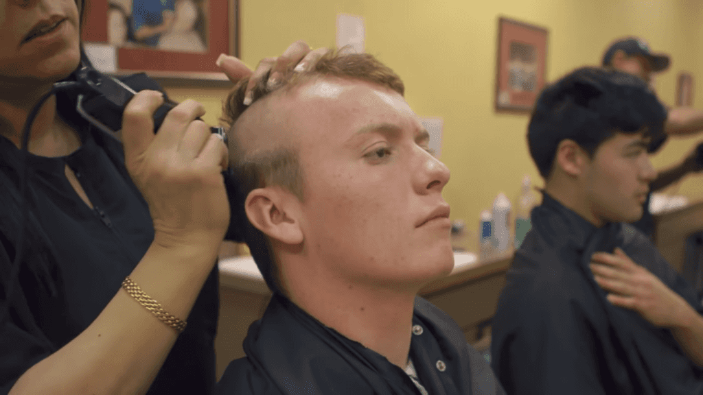 Watch Marine recruits enter the contraband room on the first day of ...