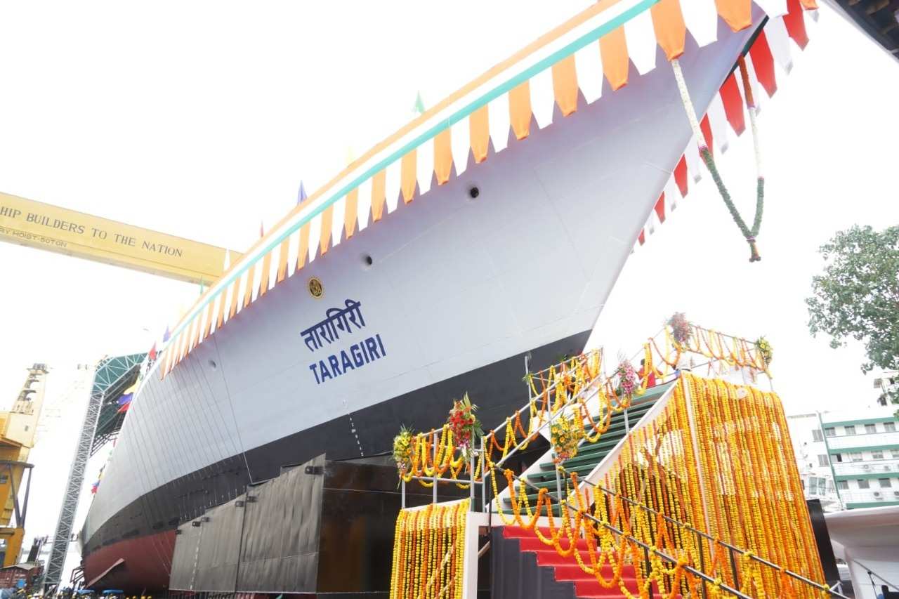 Video: Indian Navy launches fifth Nilgiri class stealth frigate ...