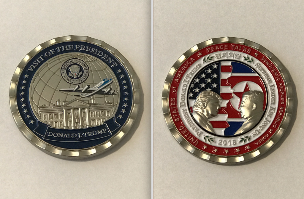 Coin commemorating upcoming Trump-Kim summit is released | American ...